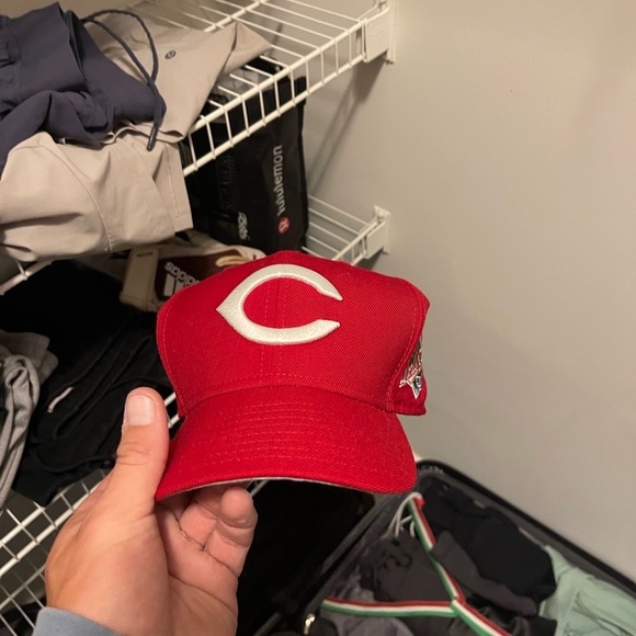 New Era | Accessories | Reds Throwback Patch Hat 7 4 | Poshmark